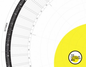 The Circular Calendar 2014 par Sören Lachnit : Calendrier Circulaire en ...