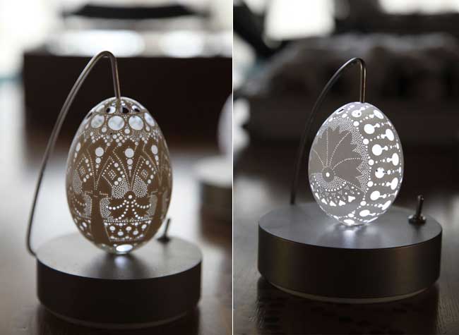 Franc Grom, l'Art Lumineux de Sculpter les Oeufs - MaxiTendance