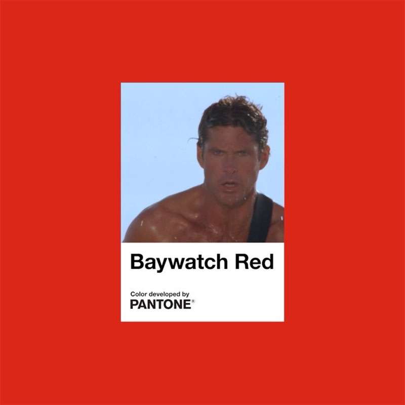 Pantone Baywatch Red, la Couleur de la Série Alerte à Malibu - MaxiTendance