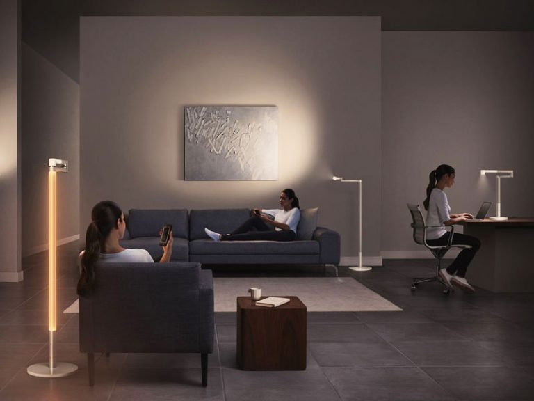 Dyson Lightcycle Morph, Lampe Multifonction et Connectée (video ...
