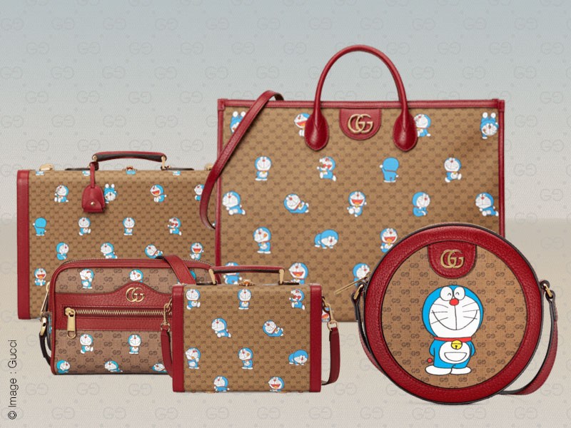 Gucci Invite le Chat Doraemon dans une Collection Capsule - MaxiTendance