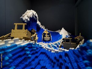 La Grande Vague de Kanagawa en LEGO par Jumpei Mitsui - MaxiTendance