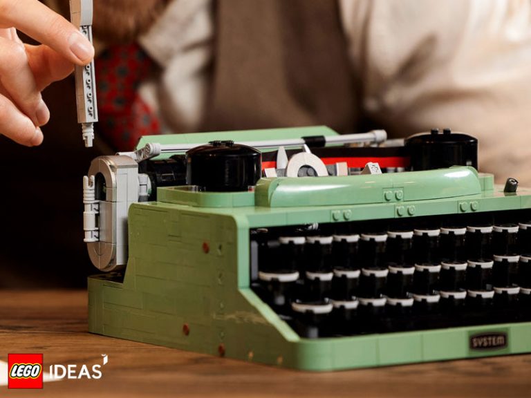 Typewriter 21327, Machine à Écrire Rétro de LEGO (video) - MaxiTendance