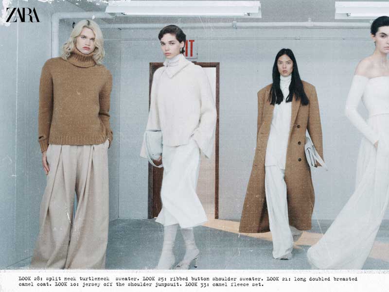 Zara Studio Hiver 2022, Moment in Time par Steven Meisel - MaxiTendance