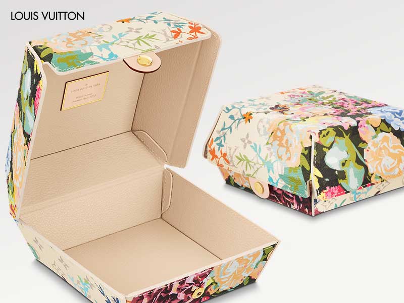 Louis Vuitton LV Flower, Chic une Boite à Burger en Cuir - MaxiTendance