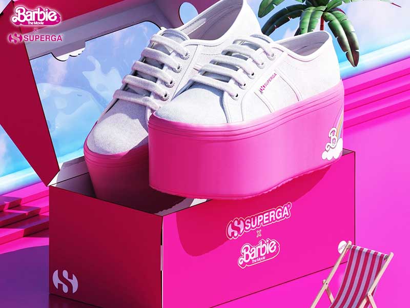 Barbie x Superga, Tennis Girly pour les Fans du Film Barbie - MaxiTendance