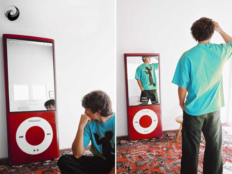 Drought iMirror, Miroir au Design d'iPod Nano pour Geek - MaxiTendance