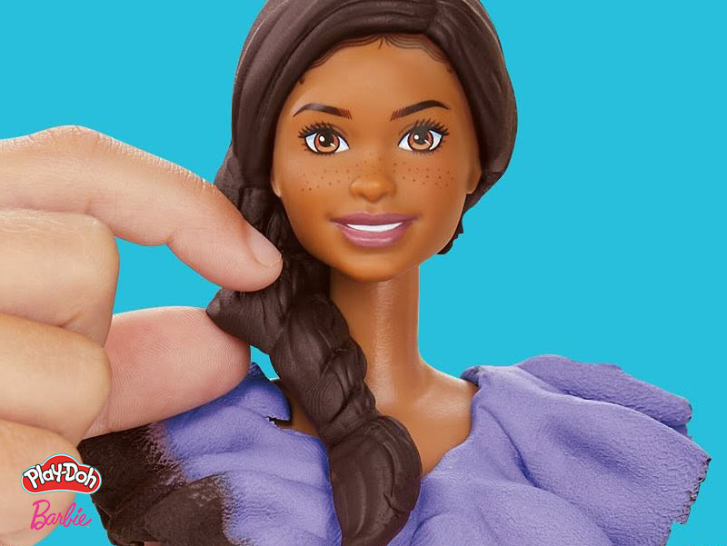 Hasbro Play-Doh Habille Barbie avec de la Pâte à Modeler - MaxiTendance