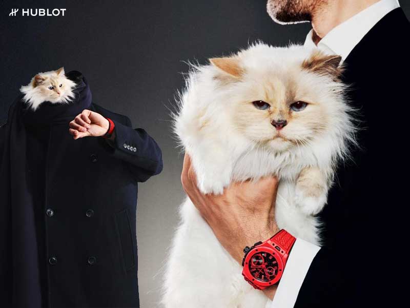 Choupette Star de la Campagne Hublot et les 20 ans de Big Bang ...