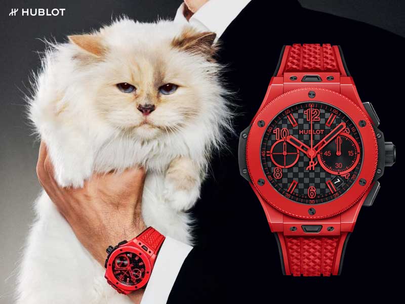 Choupette Star de la Campagne Hublot et les 20 ans de Big Bang ...