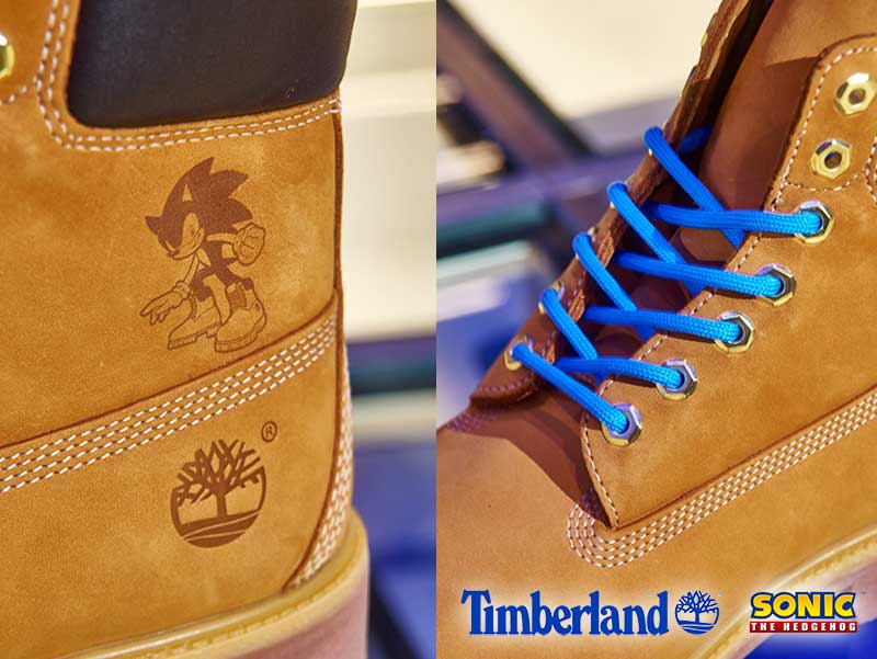 SEGA & Timberland, Bottes Spéciale Sonic The Hedgehog - MaxiTendance