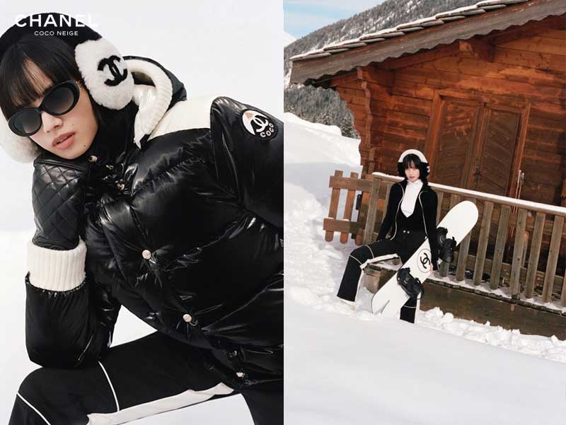 Chanel Coco Neige 2025 2026, Campagne Sports d'Hiver - MaxiTendance