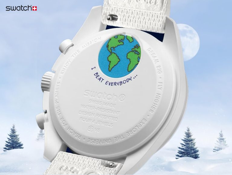Omega Swatch MoonSwatch Cold Moon, l'Heure de la Pleine Lune - MaxiTendance